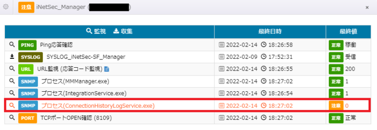 iNetSec SFの正常性を監視するための設定方法 | セキュリティ専門企業発、ネットワーク・ログ監視の技術情報 - KnowledgeStare（ナレッジステア）