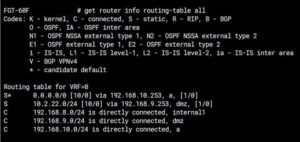 【FortiGate】ルーティングテーブルの見方 | セキュリティ専門企業発、ネットワーク・ログ監視の技術情報 ...